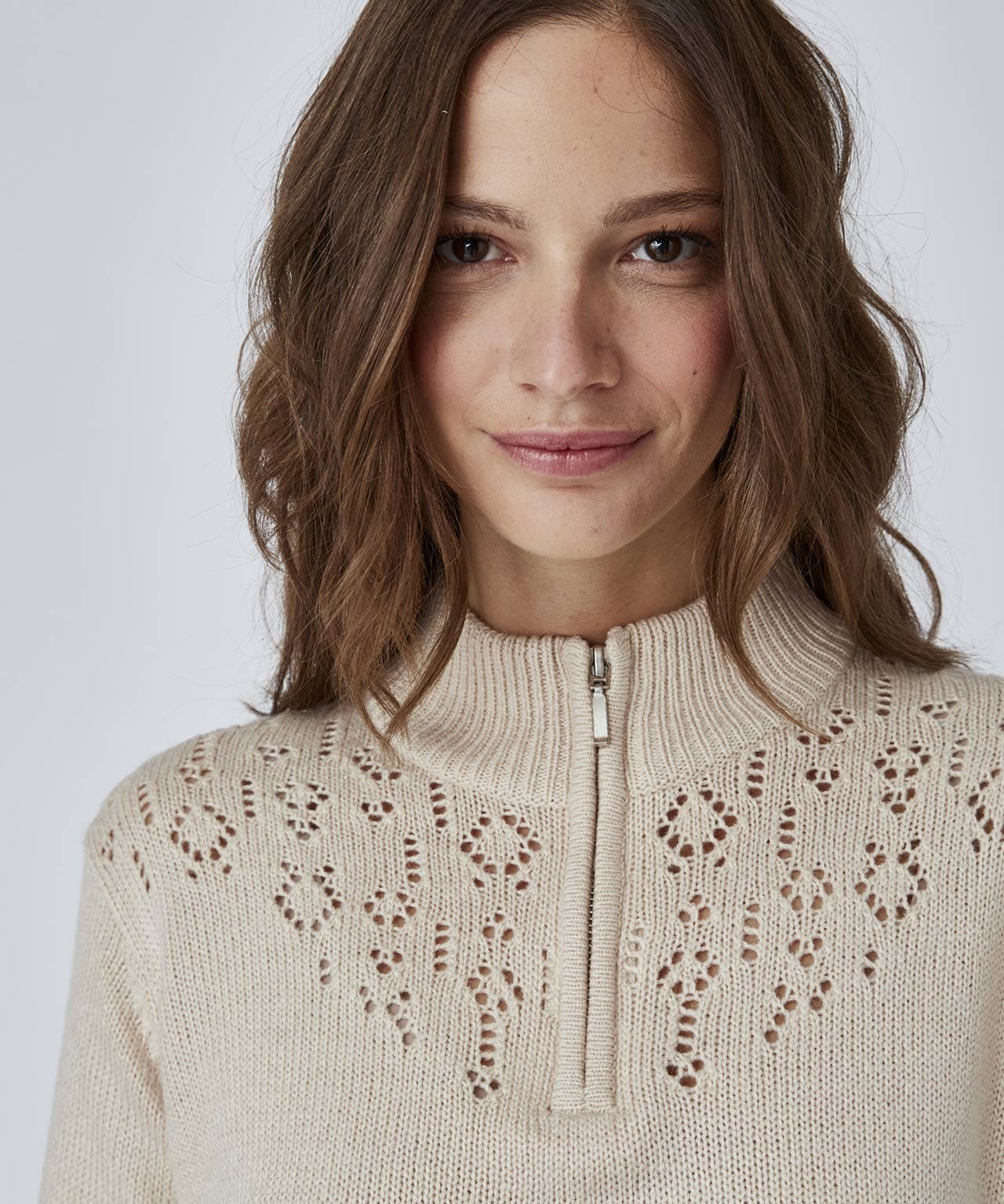Thermal Half Zip Jumper - Sweater - Damart.co.uk