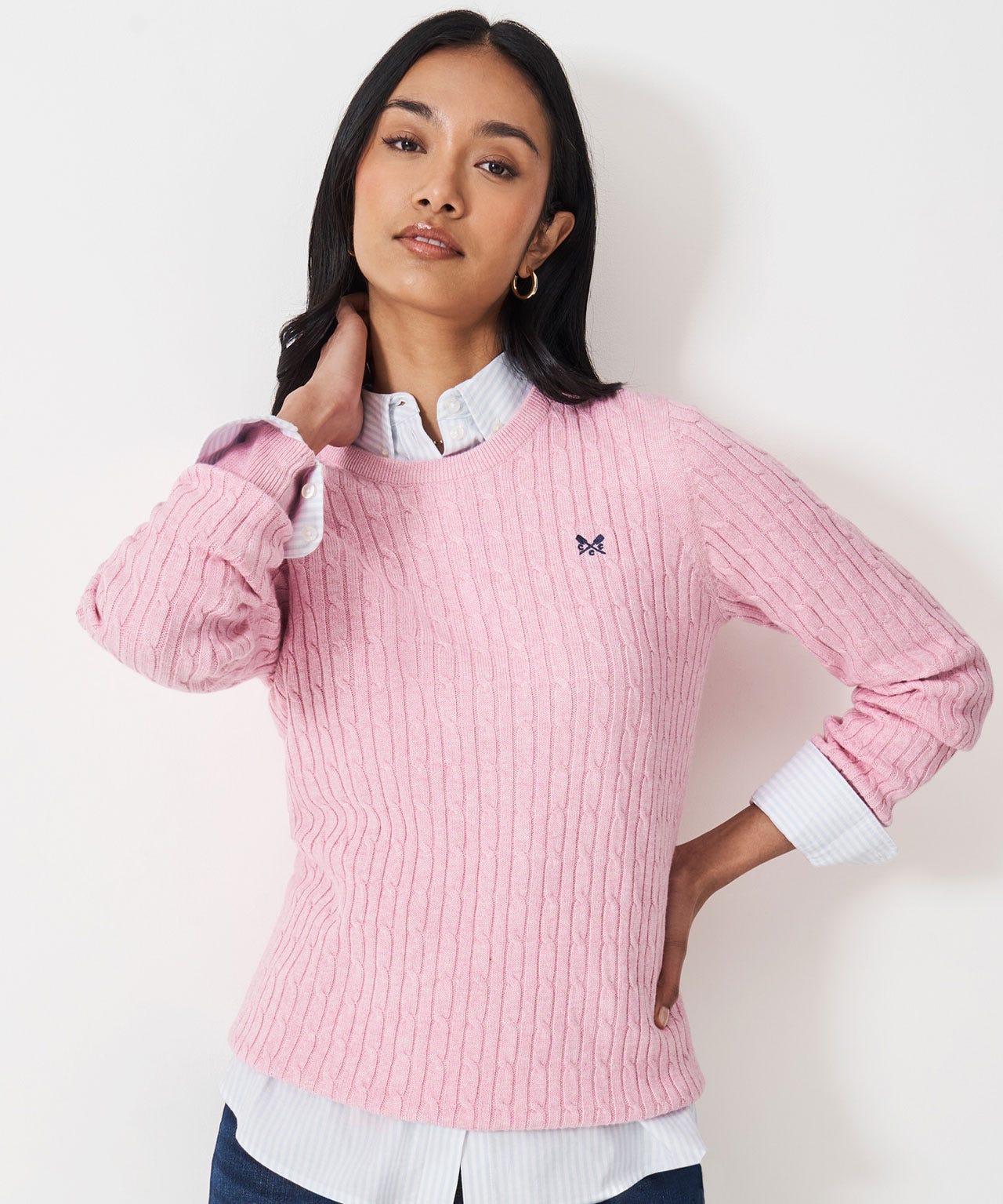 Damart Crew Clothing Cable Jumper from Damart :: Buy from Damart on The ...