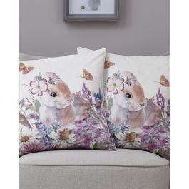 Pack of 2 Rabbit Cushion Covers - Damart.co.uk