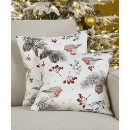 Pack of 2 Robin Cushion Covers - Damart.co.uk
