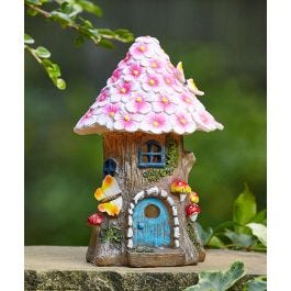 Light Up Solar Powered Toadstool Garden Ornament - Damart.co.uk