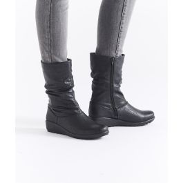 Cushion-walk Slouch Mid Calf Boots