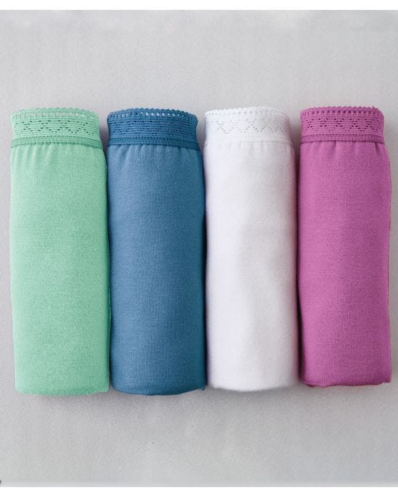 Pack of 4 Maxi Briefs - Brief - Damart.co.uk