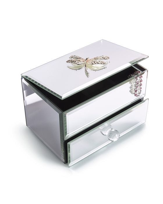 Sophia Mirrored Jewellery Box - Damart.co.uk